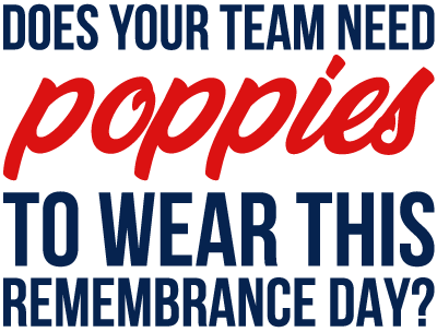 Support the Poppy Appeal with Your Sports Team Today